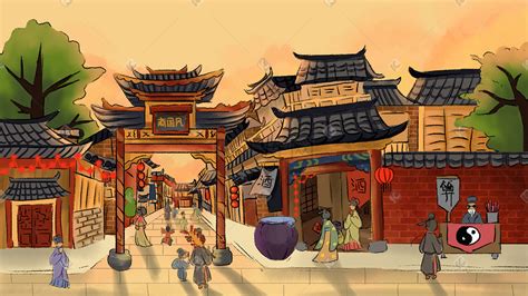 摆摊推车插画 摆摊推车配图 千库网