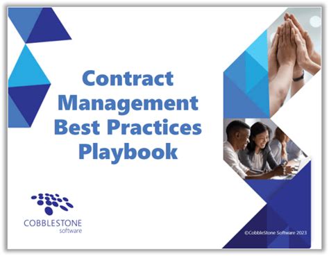 Contract Management Best Practices Cobblestone Whitepaper