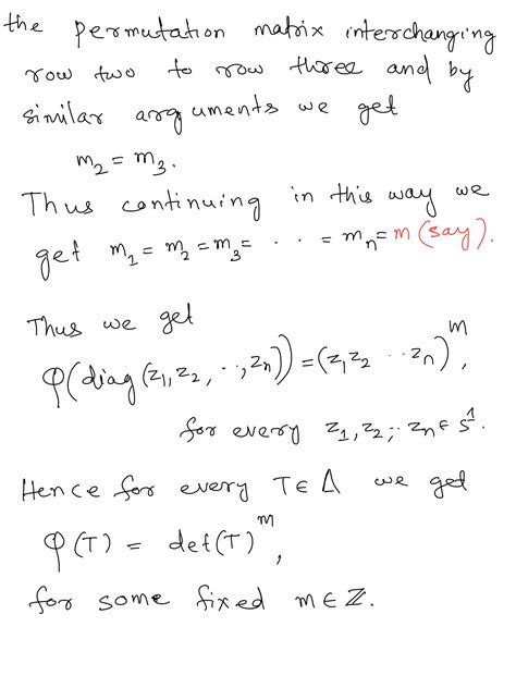 Group Theory Continuous Homomorphisms U N To Mathbb{t