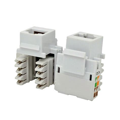 4 Port Cat6 Rj45 Network Faceplate Face Plate Single Gang Wall Socket Ebay