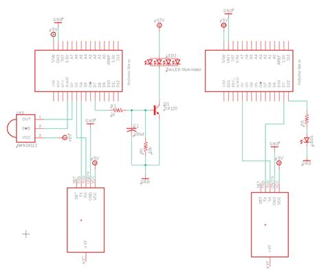 Pir Driving Tip120 Goes High When The Tip120 Is Powered Sensors