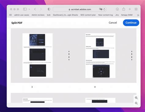 how to split pdf on mac