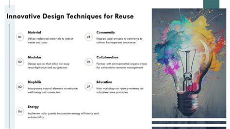Creative Adaptive Reuse Strategies For Sustainable Design PPT Template