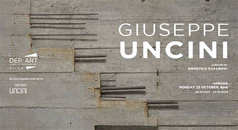 Giuseppe Uncini Opere 1961 2007 Mostra Evento Comunicato Stampa Dep