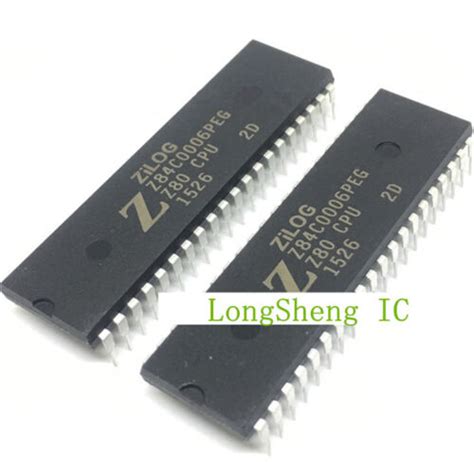 1pcs Z84c0006peg Ic 6mhz Z80 Cmos Cpu 40 Dip 84c0006 Z84c0006 New Ebay