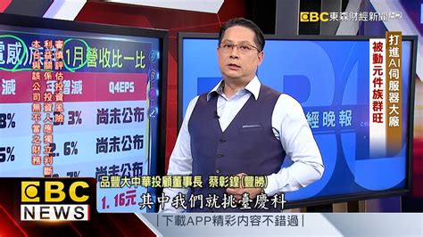打進美系ai伺服器大廠 被動元件族群旺 蔡彰鍠豐勝 20240305《57爆新聞》 精選篇 網路獨播版 Youtube