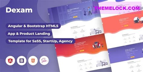 Dexam V10 Angular And Bootstrap 4 Html Saas Startup And Product Landing