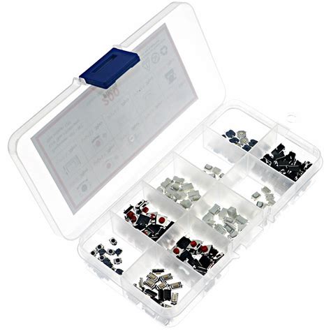 200pcs 10 가지 유형 촉각 누름 버튼 터치 스위치 원격 키 버튼 마이크로 스위치 핫 세일 전자 액세서리 및 소모품