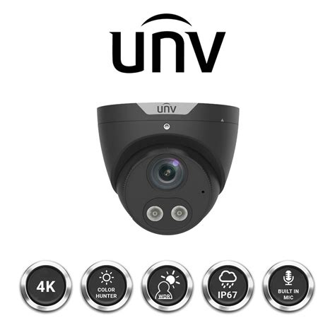 Uniview 8mp Hd Tri Guard Light And Audible Warning Poe Ai Fixed Eyeball