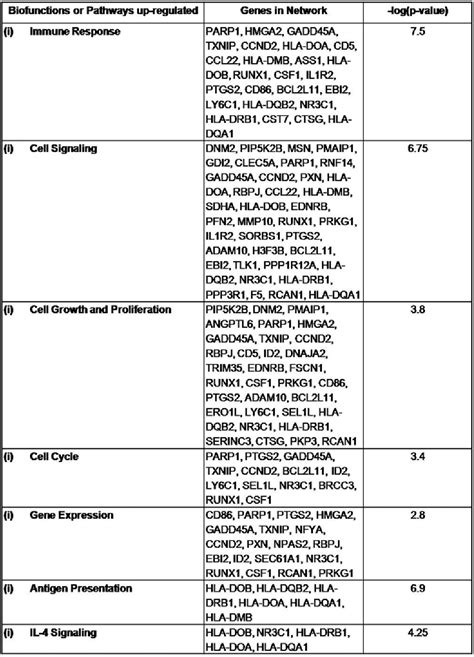 Table 1 From Role Of The Tal1 Scl Transcription Factor In Differentiation Of Bone Marrow