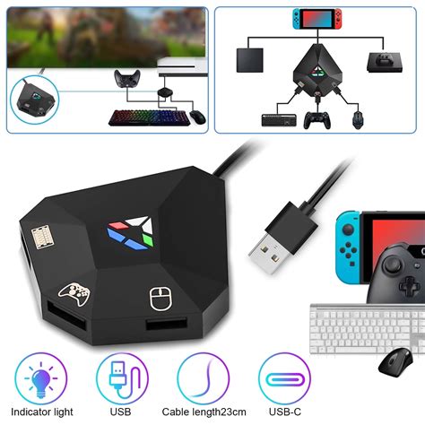 Keyboard And Mouse Adapter Fit For Switch Portable Durable Mouse