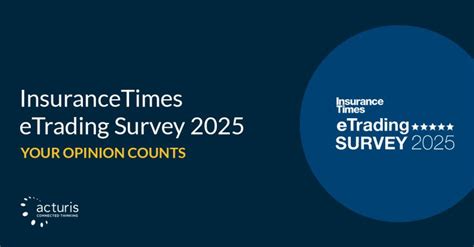 Acturis Etradingsurvey2025 Insurancetimes Brokers Acturis Limited