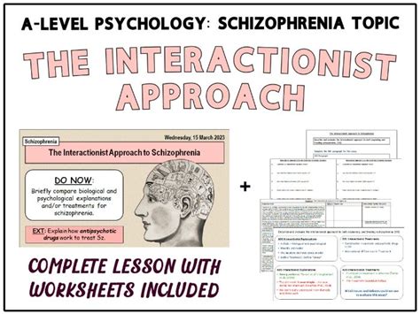 A Level Psychology The Interactionist Approach To Schizophrenia [schizophrenia Topic