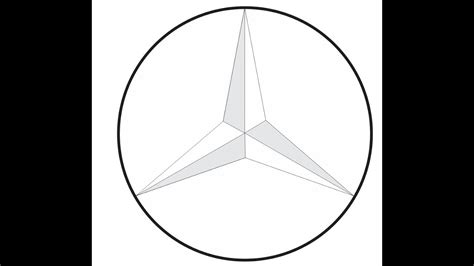 How To Make Mercedes Car Logo In Coreldraw Short Youtube