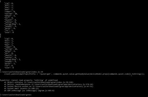 Quiet Mode Fails Issue Arthurkrupa Gree Hvac Mqtt Bridge GitHub