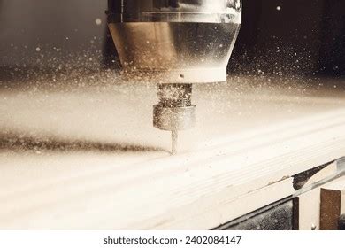 Cnc Router Machine Creates Layout Shelf Stock Photo 2402084147 Shutterstock