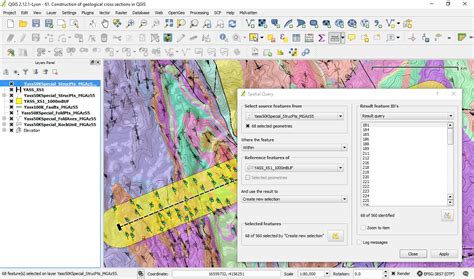 Construction Of Geological Cross Sections In Qgis Geokincern Limited