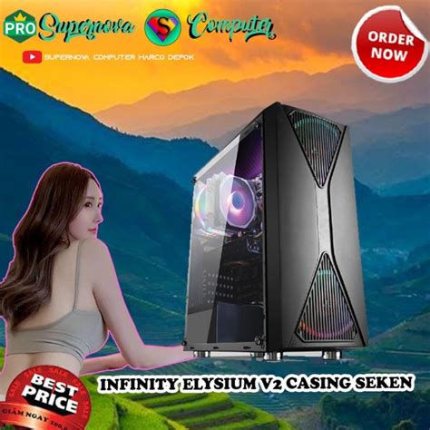 Jual Infinity Elysium V Casing Seken Jakarta Pusat Supernova Computer Harco Tokopedia
