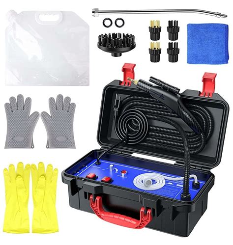 자동차 디테일링을 위한 고압 스팀 클리너 1700w 휴대용 자동차 스팀기 자동 가정용 그라우트 타일 침대 티몬