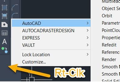 How To Turn On Toolbars In AutoCAD Using The Customize User Interface CUI Seiler Design