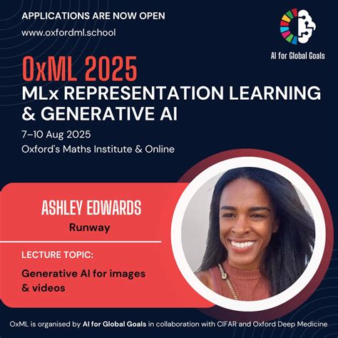 Ai For Global Goals On Linkedin Oxml2025 Ai4gg Generativeai Representationlearning Oxml2025