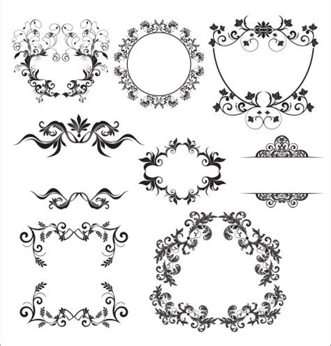 Free Filigree Vector Images Over 13 000