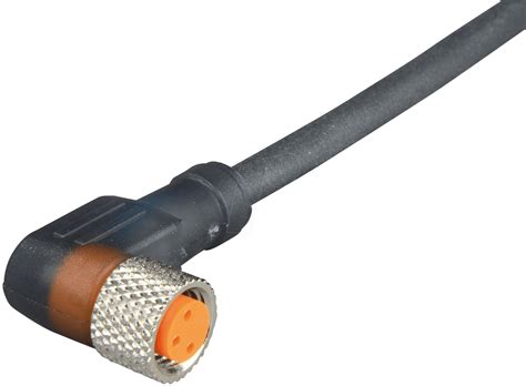 Rkmwv 3 2 Sensor Connection Cable M8 Angled Connector 3 Pin 2 M At