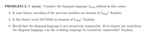 problem 1 6 marks consider the binary encoding