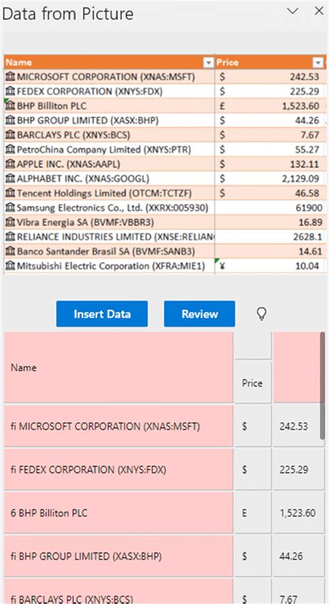 Excels Data From Picture Now In Windows Office Watch