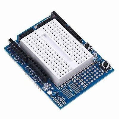 Base Acrílica para Fixação de Arduino Uno e Protoboard 400 Furos Eletrogate 12 anos