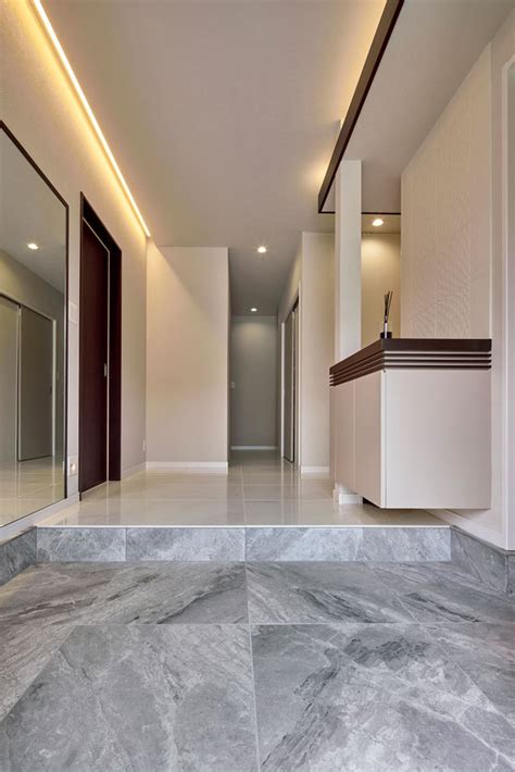 【suumo】 【95坪×二世帯住宅】凹凸のあるデザインと素材感が際立つ外観、室内の静寂。二世帯が心豊かに暮らせる邸宅 ロイヤルウッド 岡崎中日展示場の建築実例詳細 注文住宅