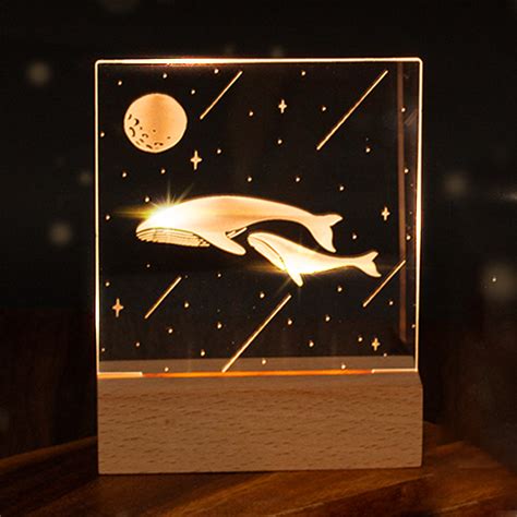 루아즈 Diy 무선 아크릴 무드등 조명 만들기 키트 미니 세트형 위시버킷