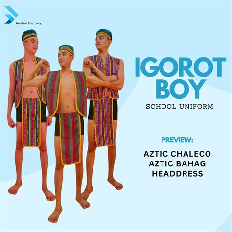 Austee Filipino Igorot Costume Lapu Lapu Attire Igorot Baguio Set