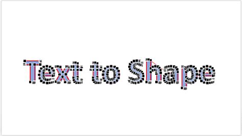 Merge Shapes Convert Text To Shapes By Intersection In PowerPoint Presentations Glossary