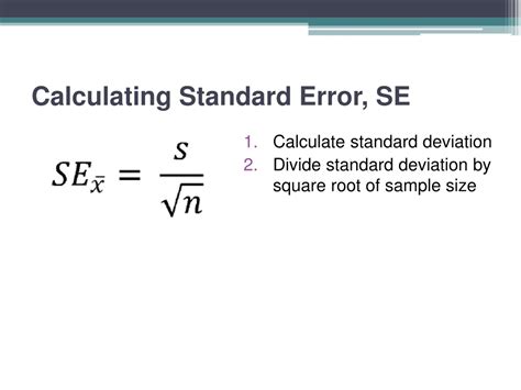 PPT AP Biology Calculations Standard Deviation And Standard Error PowerPoint Presentation