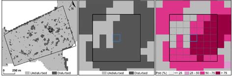 Example Of The Adjacency Pdd Metric Computation From A Binary Map Download Scientific