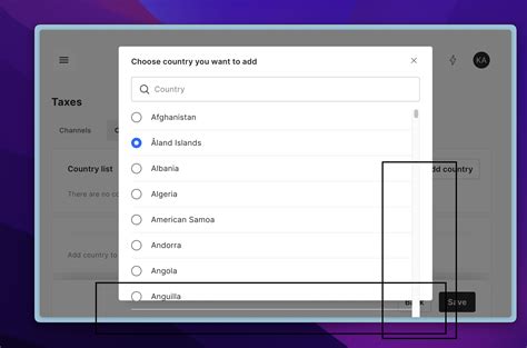 Modal In Taxes Breaks On Small Screens · Issue 2802 · Saleorsaleor Dashboard · Github