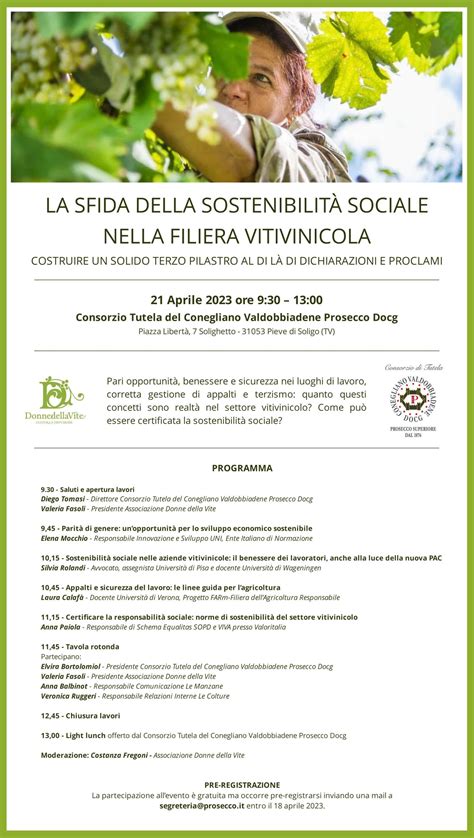 Le Donne Della Vite E La Sfida Della Sostenibilità Sociale Nella Filiera Vitivinicola Millevigne