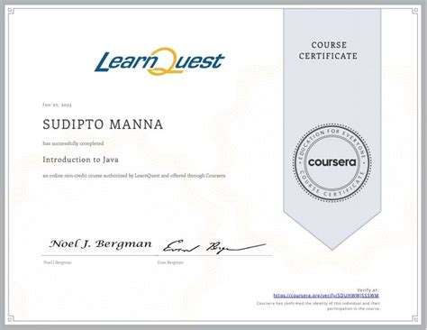 Sudipto Manna On Linkedin Javaprogramming Coursera Onlinelearning Softwaredevelopment