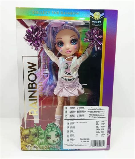 Rainbow High Lalka Cheer Doll Violet Willow Oficjalne Archiwum Allegro