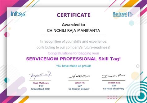 Raja Manikanta Chinchili On Linkedin Infosys Certification Infosys