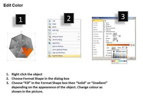 PowerPoint Slide Graphic Hexagon Puzzle Ppt Design