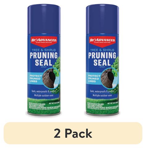 2 Pack BioAdvanced Tree Shrub Pruning Seal Liquid 13oz Can Protects Newly Pruned Limbs From