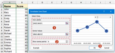 How To Add A Scrollbar To Chart In Excel
