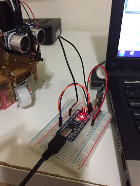 Mcu自學雜記 Arduino 26 主、從端hc 05藍芽互相連通二輪智能車系統。