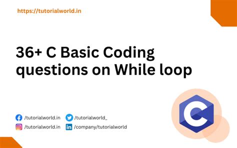 20 C Basic Coding Problems On If Else Statement Tutorial World