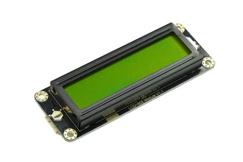 gravity i2c lcd1602 arduino lcd display module green dfrobot