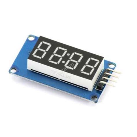 Модуль Arduino Дисплей Часовой 4 цифры и двоеточие Hw 069 Tm1637