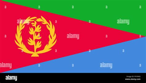 Simple Flag Of Eritrea Correct Size Proportion Colors Stock Vector Image Art Alamy