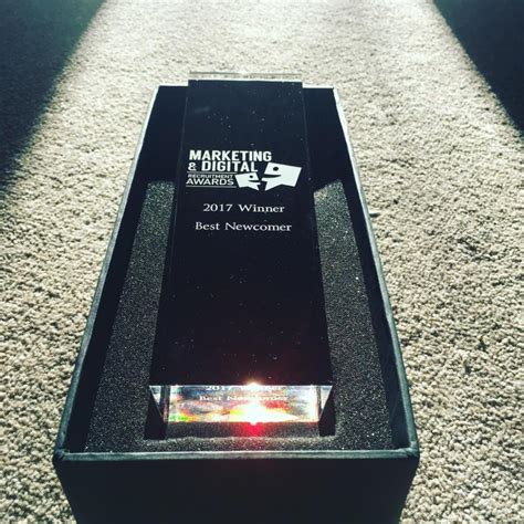 Will Thomas On Linkedin Delighted To Have Received The Best Newcomer Award At The Marketing